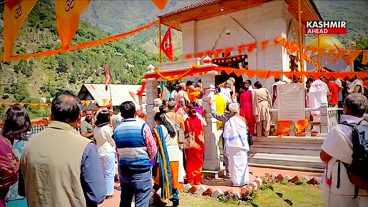Ma Sharda Peeth temple reinstallation signifies restoration of ancient ...