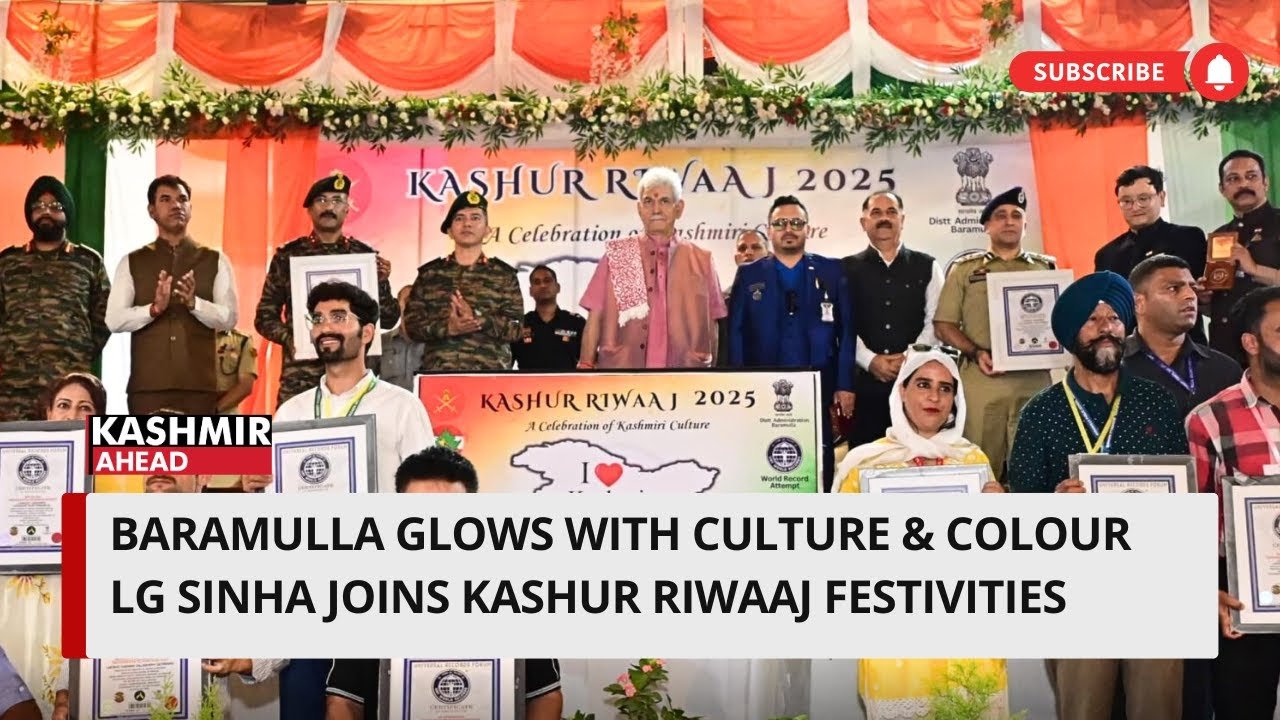 Kashmir’s Culture Takes Center Stage: LG Manoj Sinha Attends Kashur ...